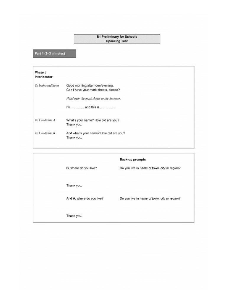 SPEAKING-PET-MID-2024 | PDF