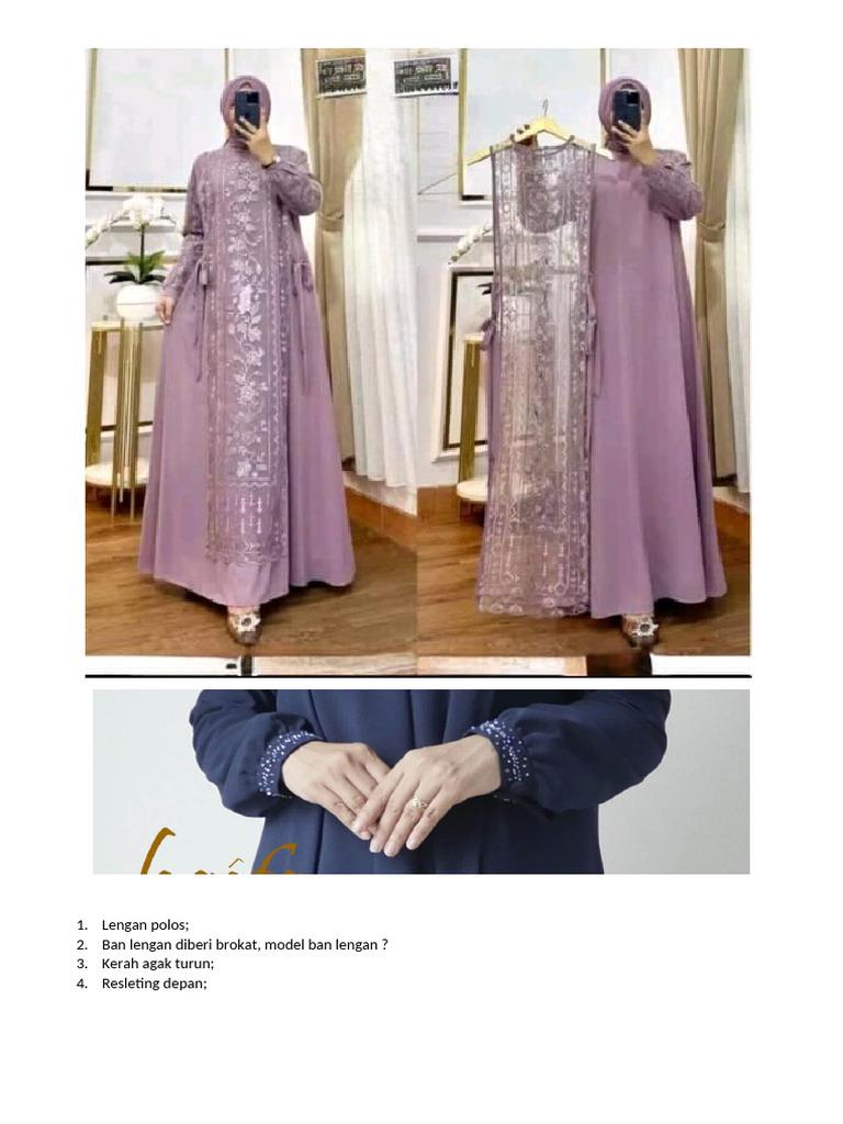 Model Gamis Seragam Ngunduh Mantu | PDF