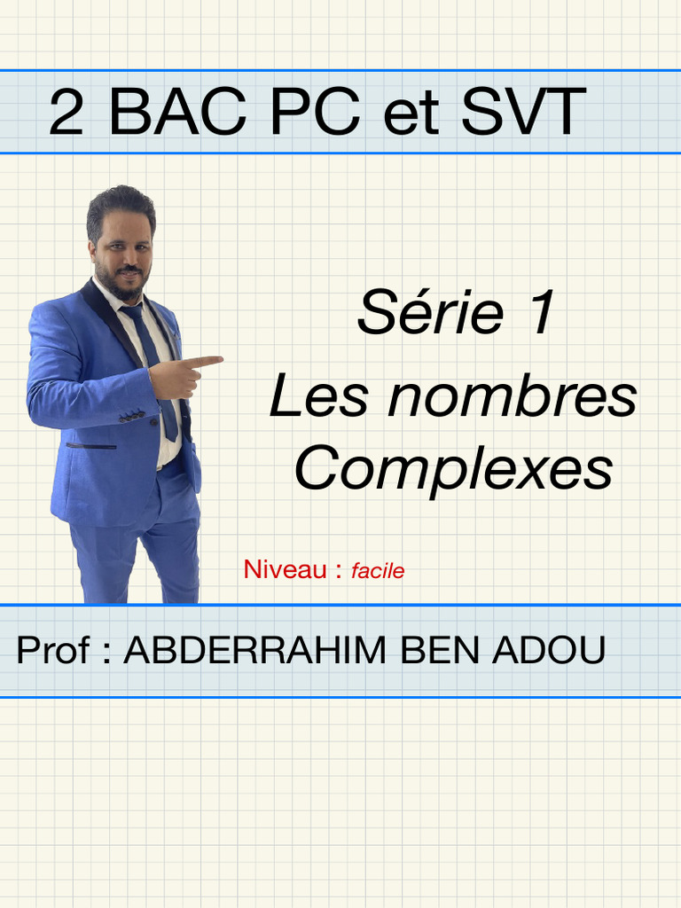 Exercice Complexe 2024 Niveau 1 | PDF