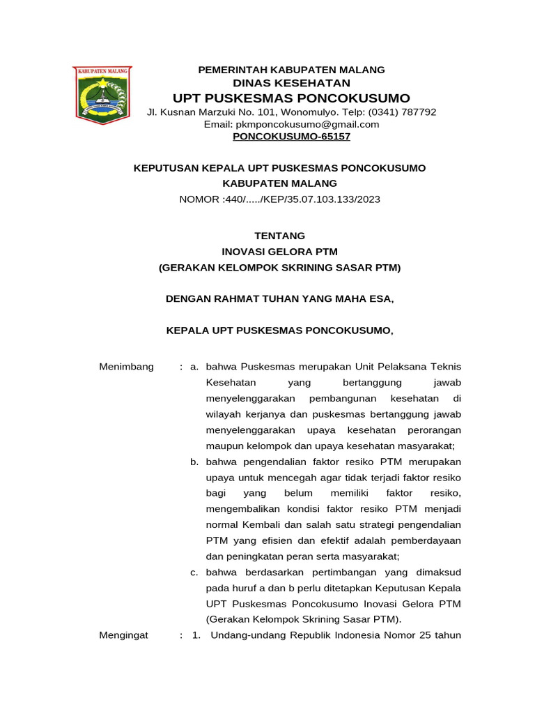 SK Gelora PTM 2023 | PDF