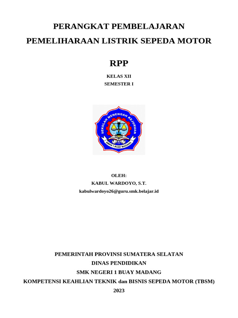 RPP PLSM Tanpa Materi | PDF