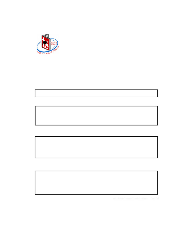 Catatan Kegiatan PKL Di SMK Telekomunikasi Telesandi Bekasi 2024/2025 | PDF