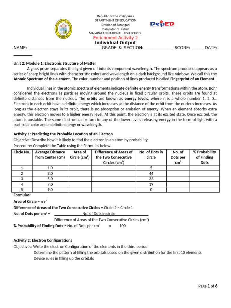 SCIENCE GRADE 9 UNIT 2 | PDF
