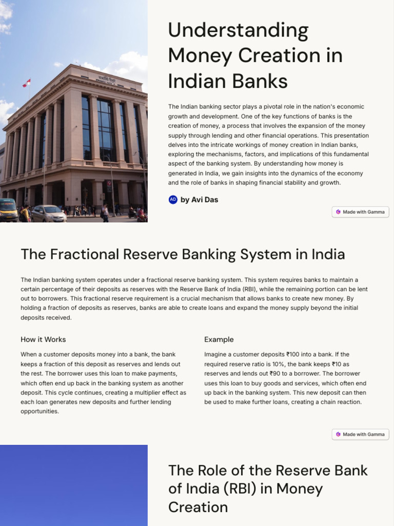 Understanding-Money-Creation-in-Indian-Banks | PDF