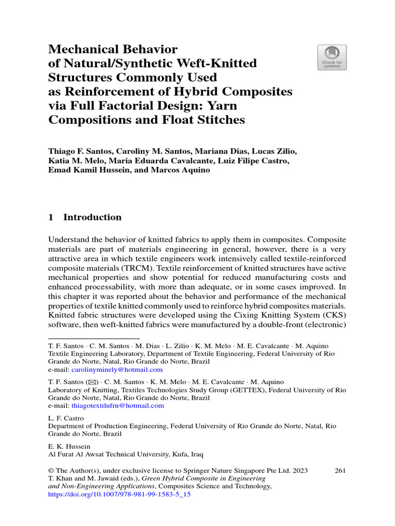 Mechanical Behavior | PDF