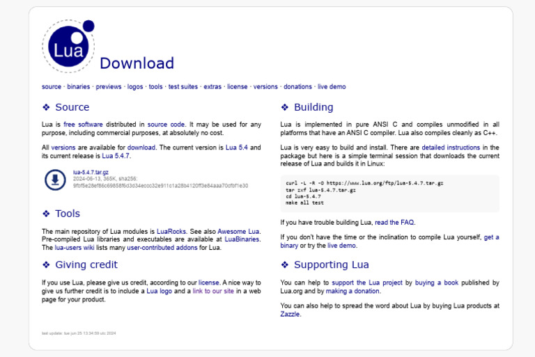 Lua - Download | PDF