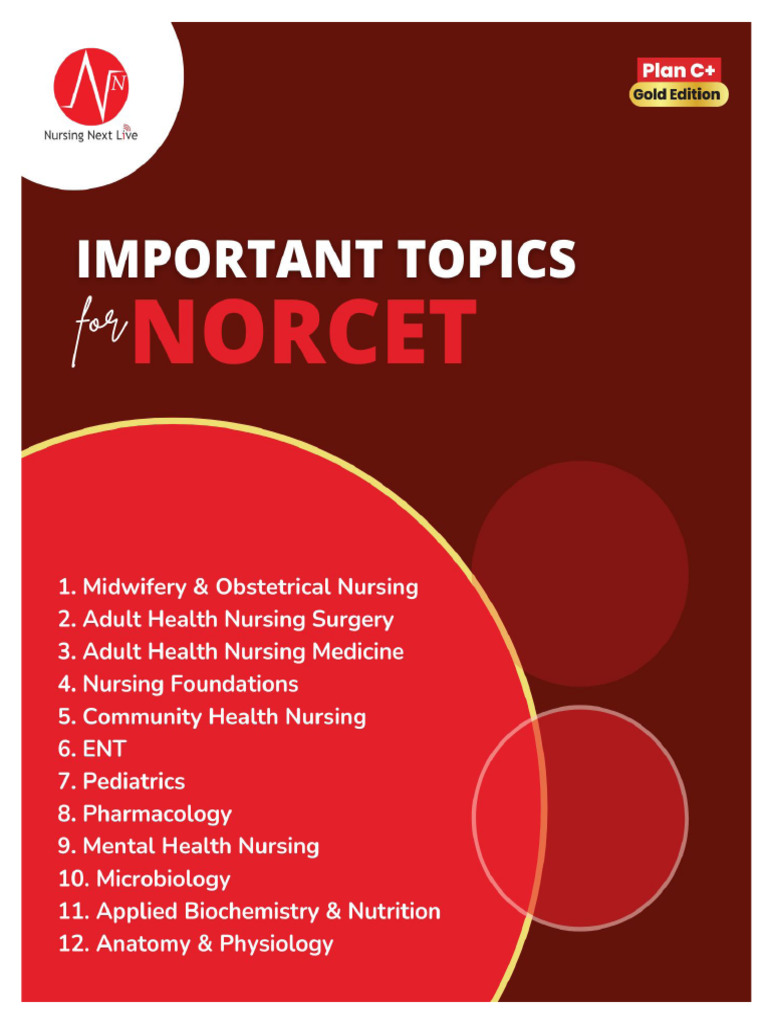 High Yield Topics NORCET-1 | PDF | Bone | Heart