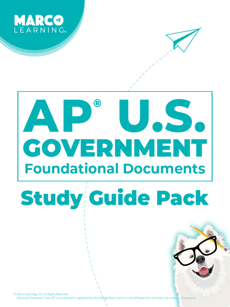 Us Gov Foundational Docs Study Guide Pack 2021 | PDF