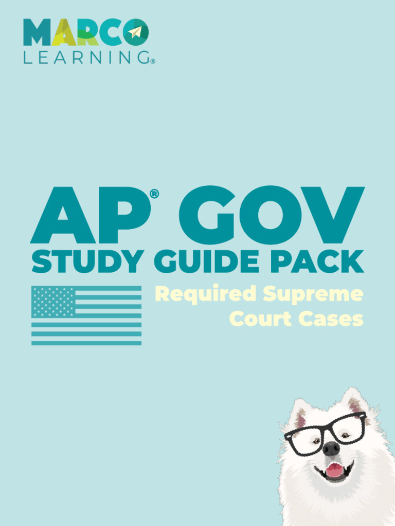 AP Gov Study Guide Pack | PDF