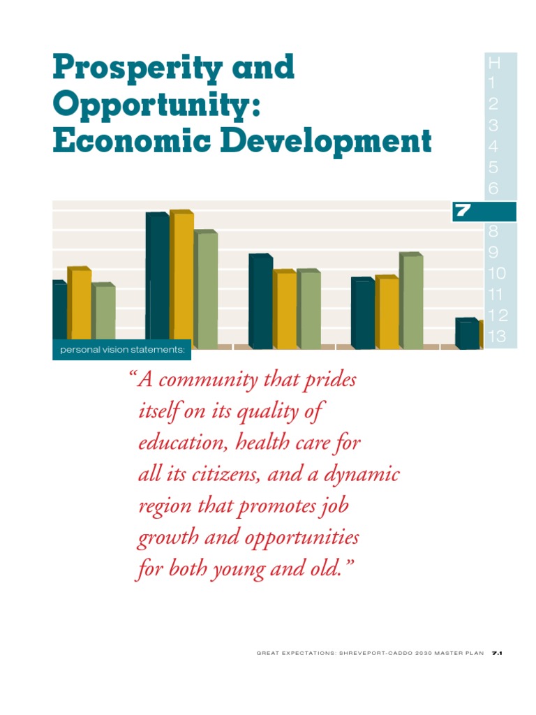 Prosperity and Opportunity: Economic Development | PDF ...