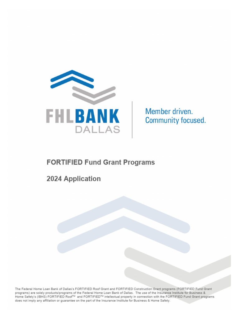 2024 Fortified Fund Grant Application | PDF
