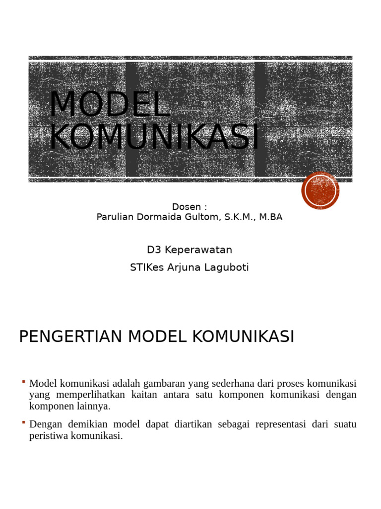 Model Komunikasi | PDF