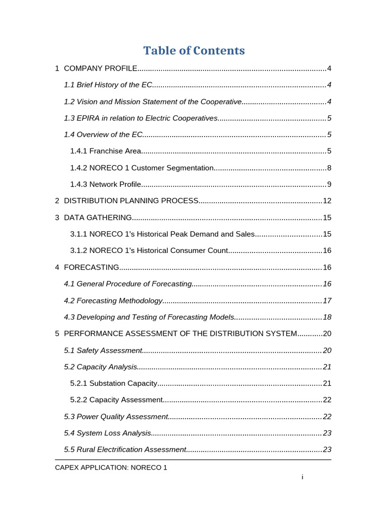4 NORECO 1 Regular CAPEX 2015-2017 | PDF | Forecasting | Finance ...
