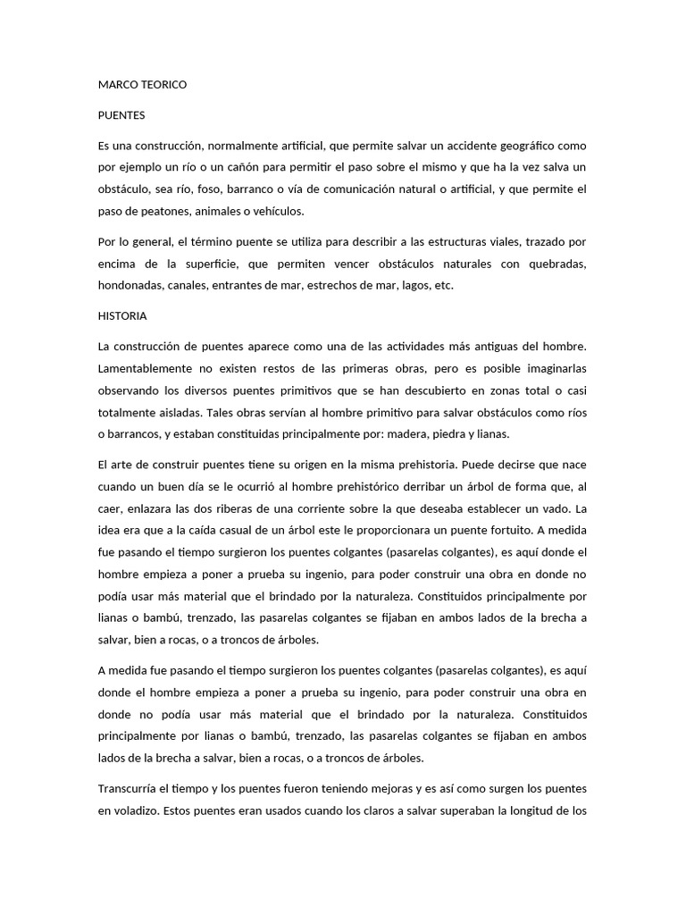 Puentes Reticulados | PDF | Braguero | Puente