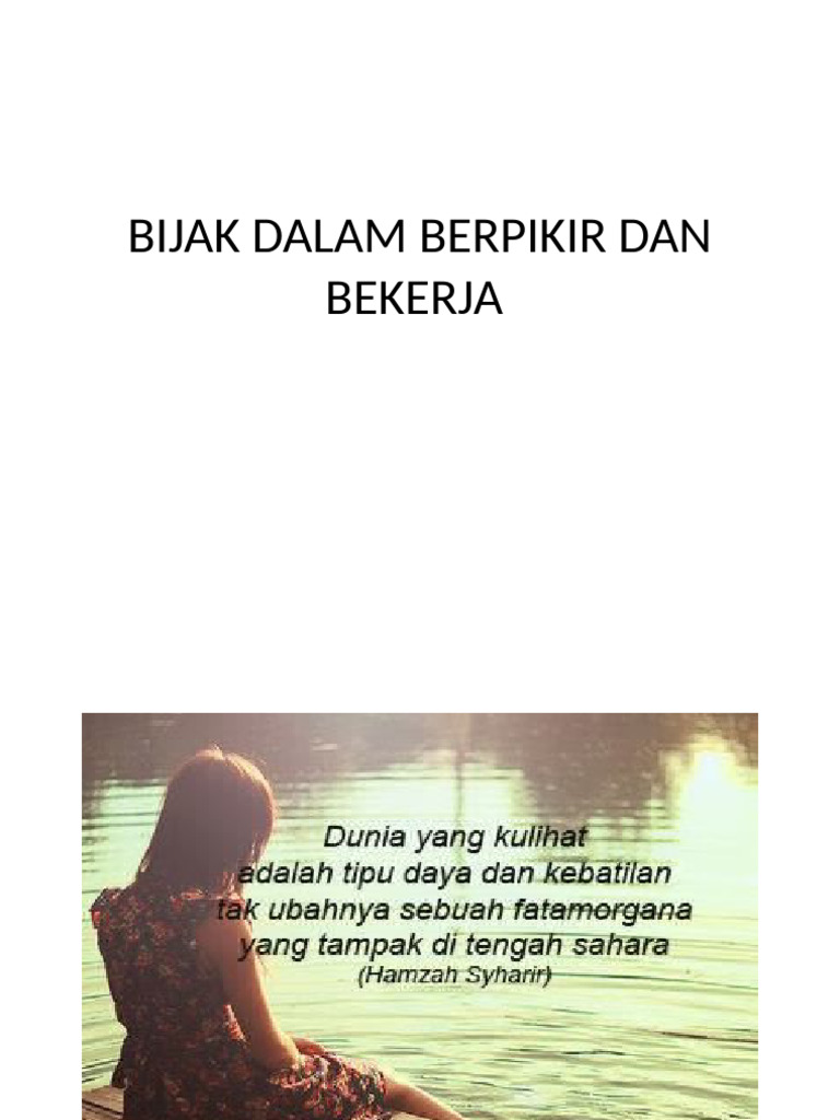 Bijak Bekerja | PDF