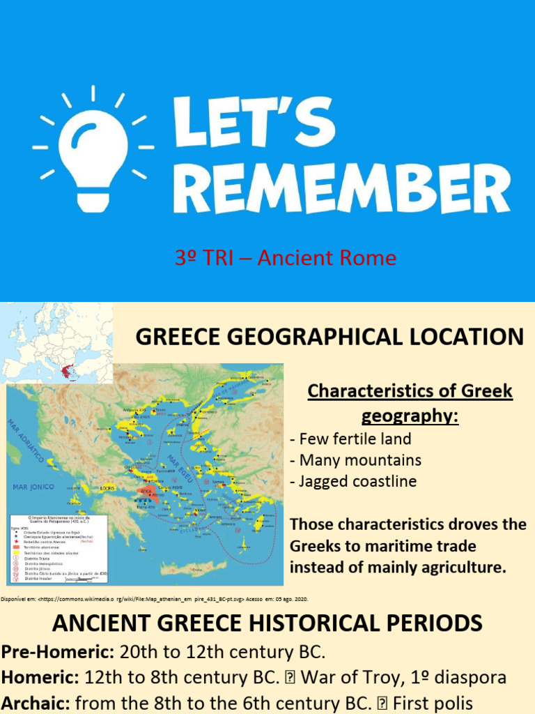 T6 Revisão Ancient Greece | PDF