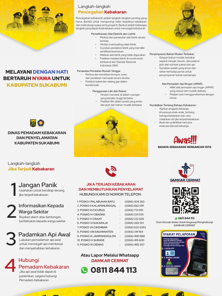 Leaflet Damkar | PDF | Encodings