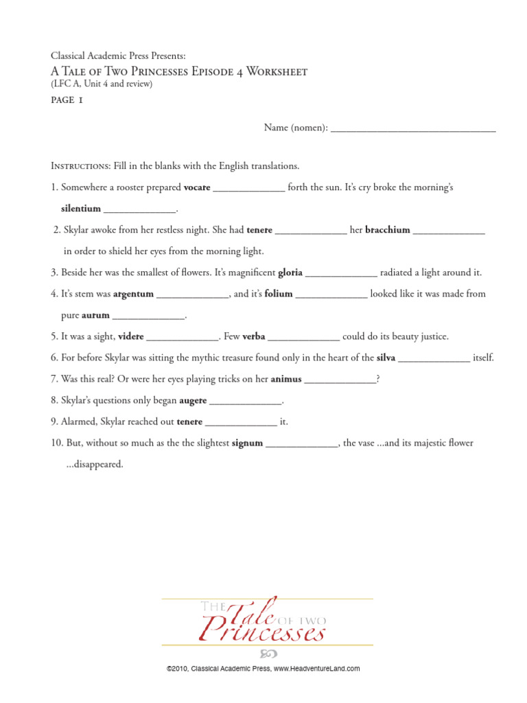 TOTPworksheets Ep4 | PDF