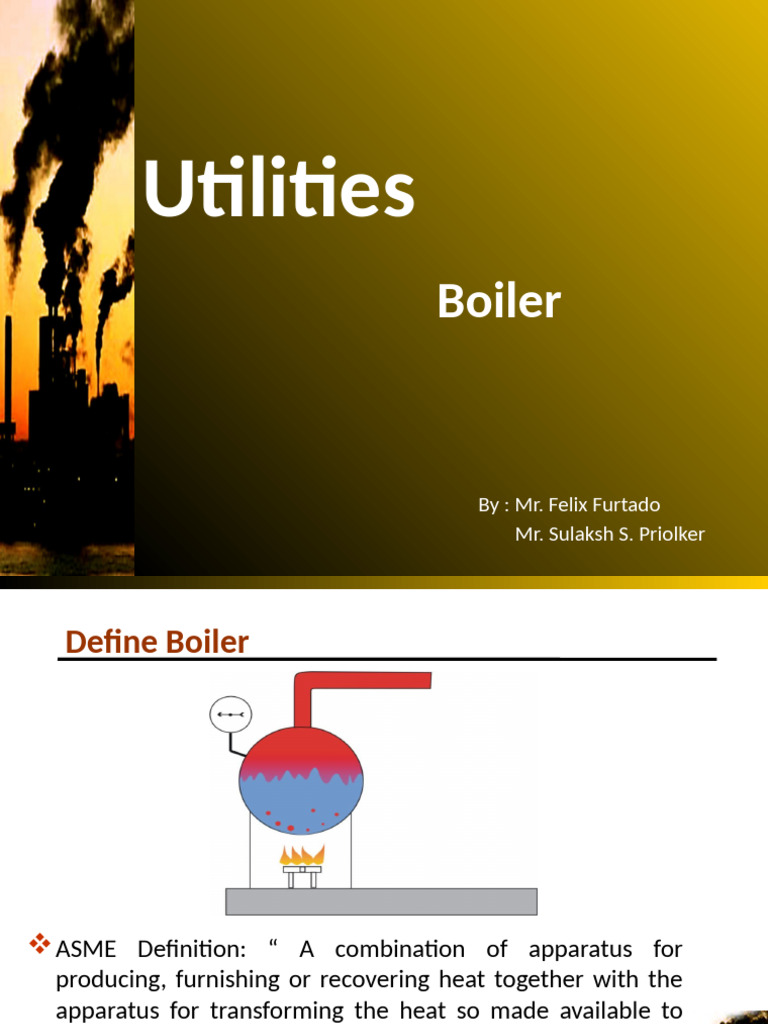 Utilities Boiler | PDF