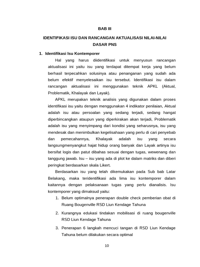 Bab 3 Aktualisasi | PDF