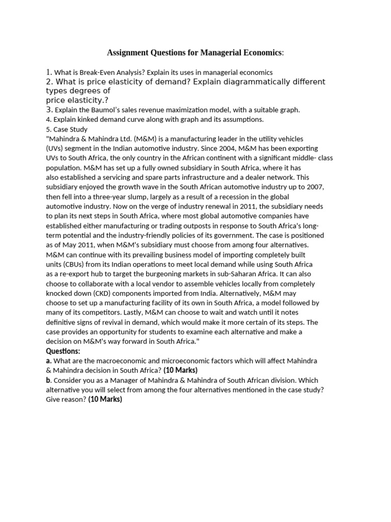 Assignment Question | PDF