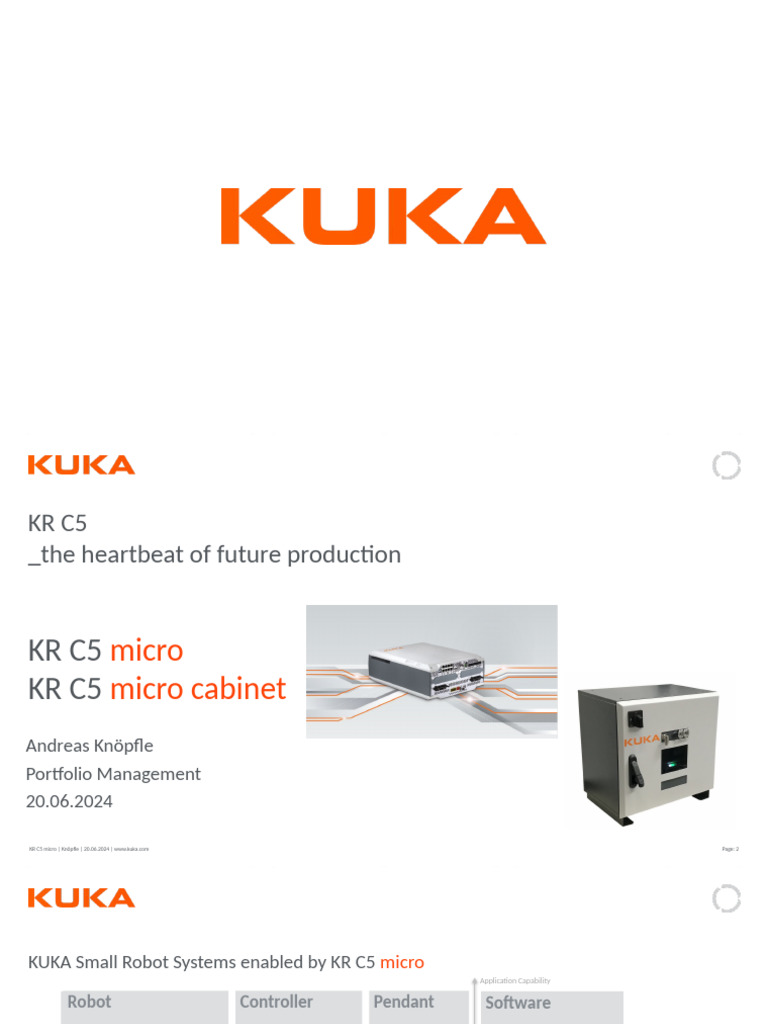 KR C5 Micro Presentation.V12.0.En | PDF | Manufactured Goods | Computer Hardware