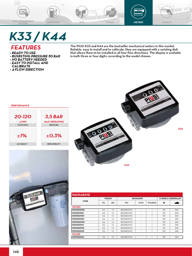 K33-K44-PIUSI-FUEL-EN-06.20 | PDF