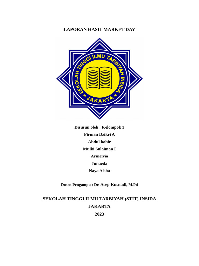 Laporan Hasil Market Day 31-12-23 | PDF