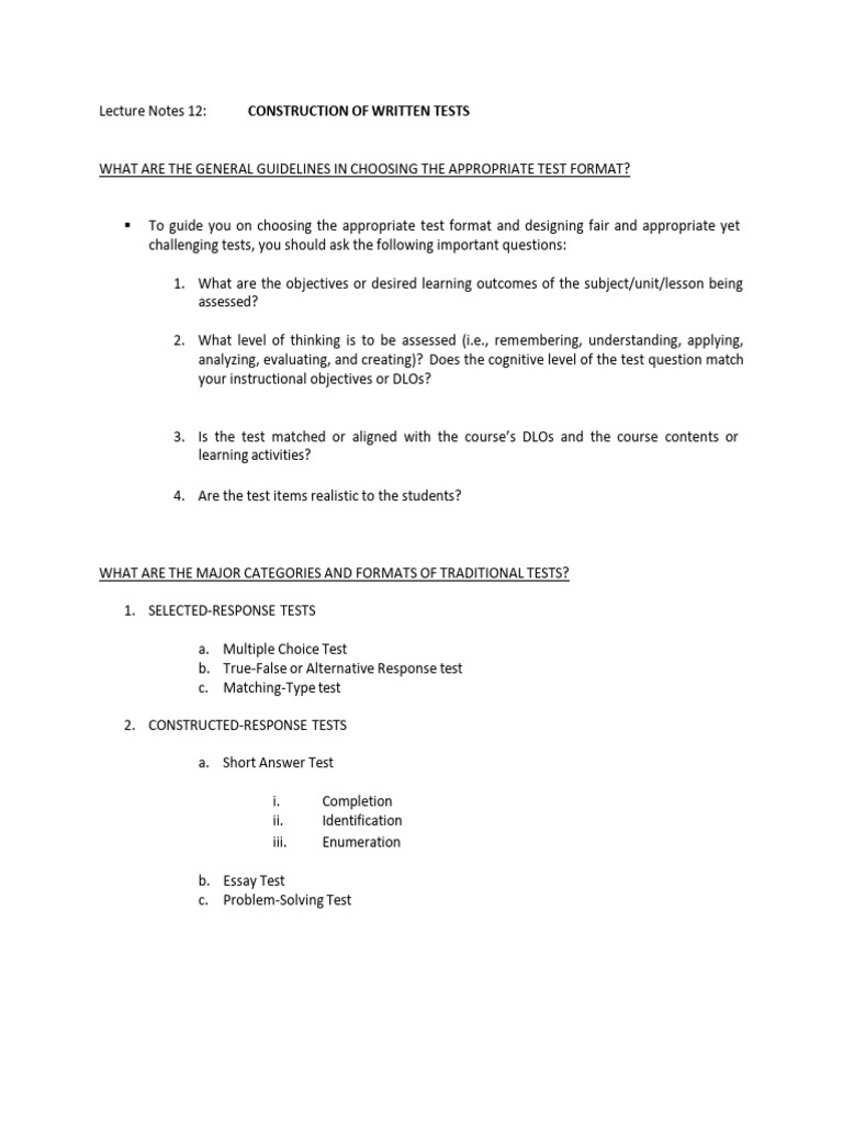 Lecture Notes 12 Educ 4 Students Copy 2024 | PDF Lecture Notes 12 Educ 4 Students Copy 2024 | PDF