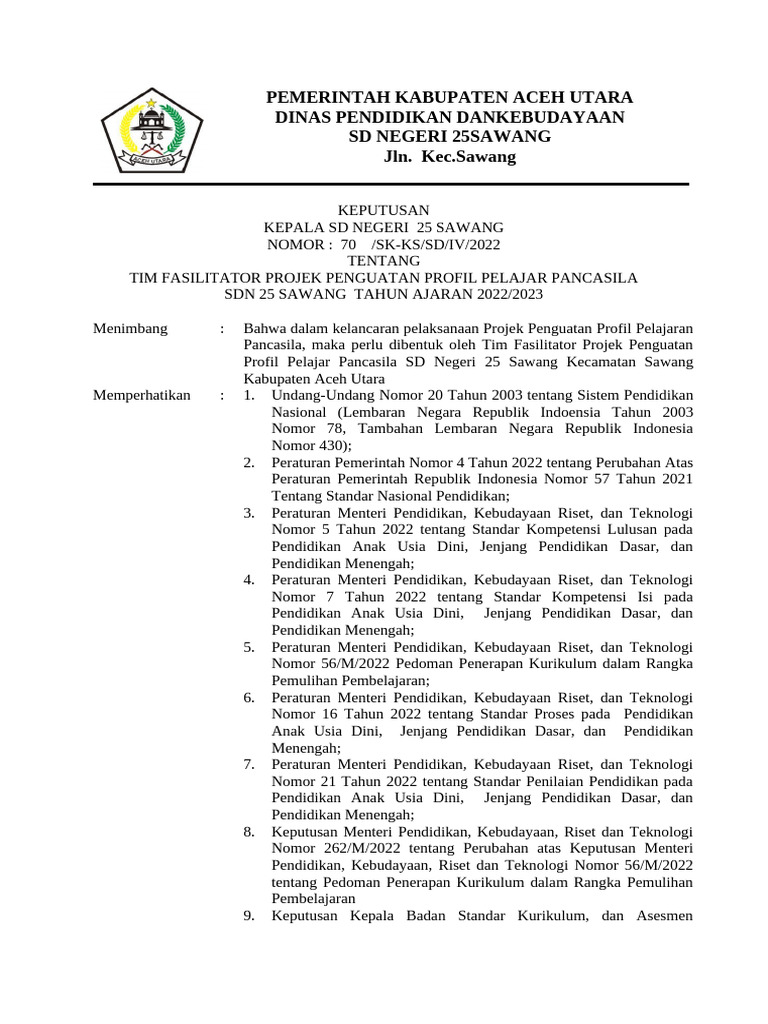 SK KOORDINATOR P5 (1) | PDF