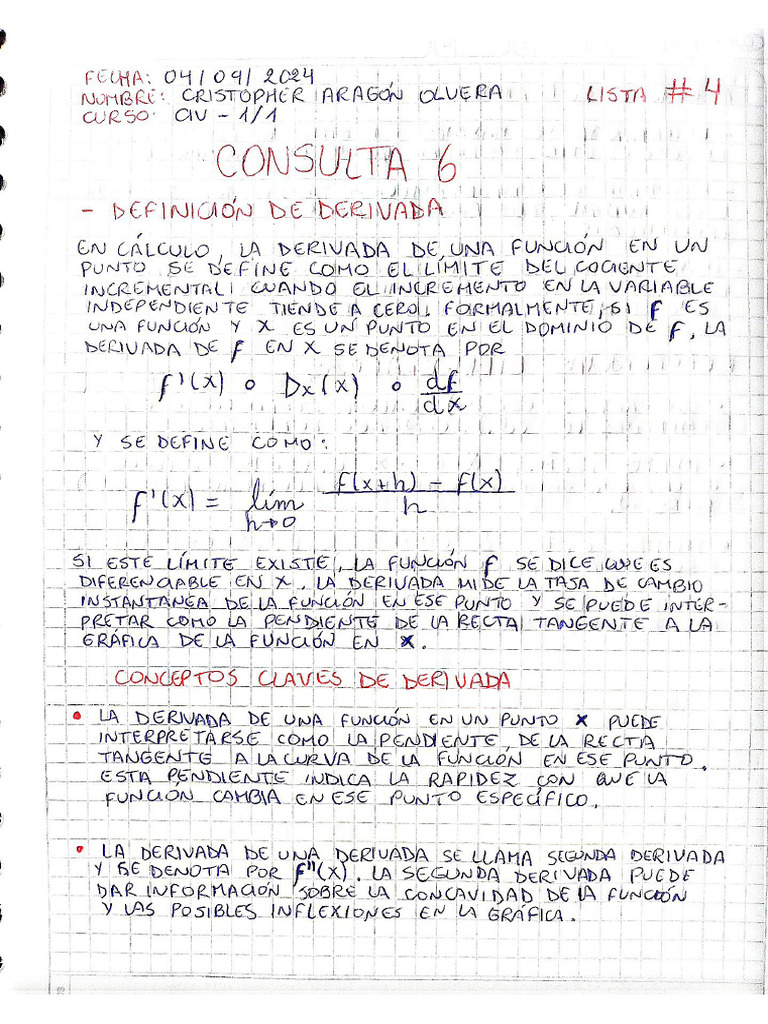 Consulta 6 Calculo Dif. e Integral | PDF