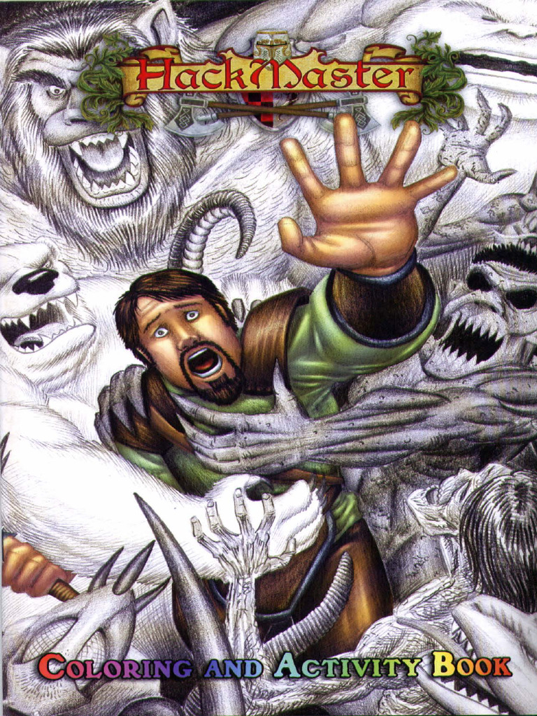 HackMaster Coloring and Activity Book | PDF