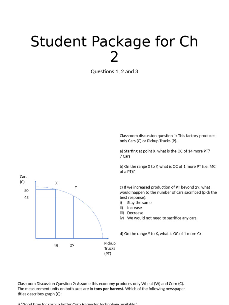 Student Package for Ch 2 - Questions for Class | PDF