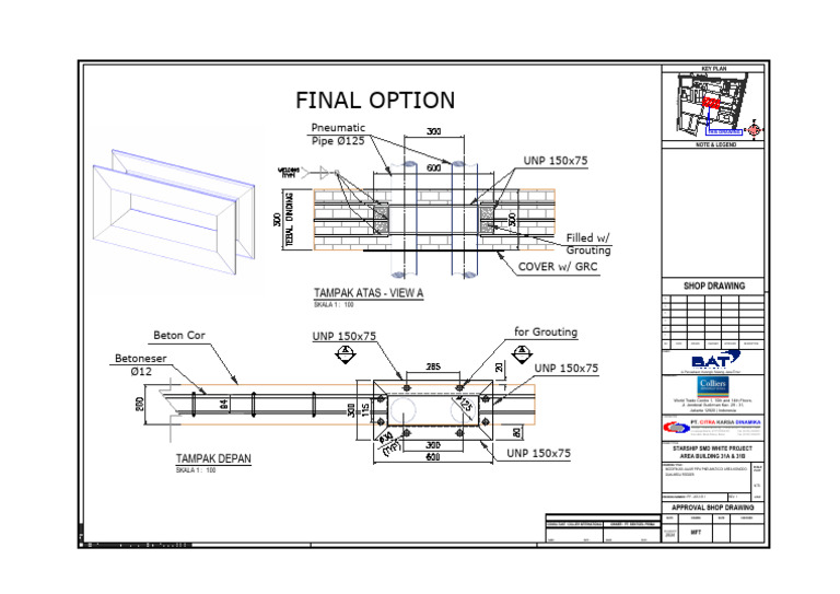 Pneumatic Pipe Frame Cage Final Opsi - Unp R0B | PDF