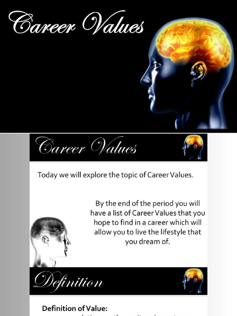 Sir Aldrin Career-Values | PDF