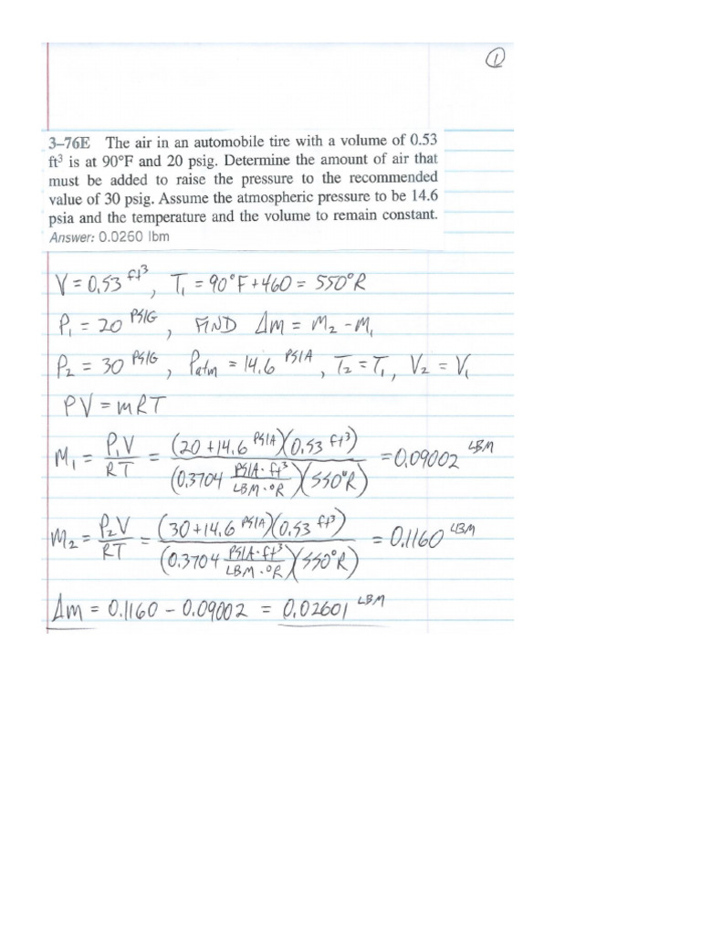Thermo 2 Prob 0376 e | PDF
