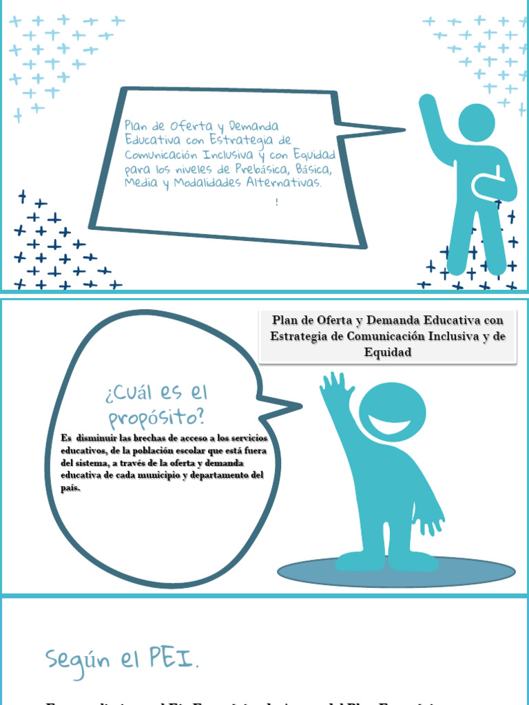 Presentacion Del Plan de Oferta y Demanda Educativa | PDF