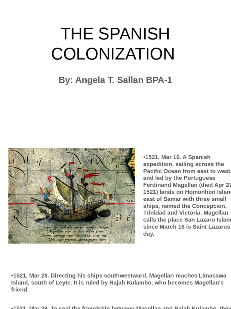 The Spanish Colonization | PDF