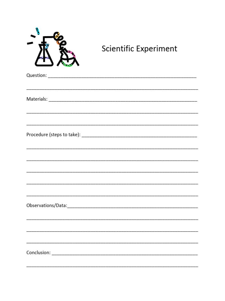 Experiment Worksheet | PDF