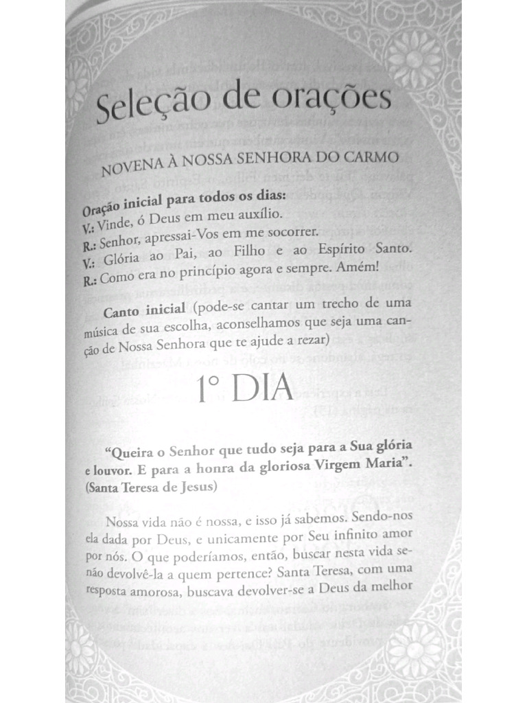 Novena Nossa Senhora do Carmo | PDF