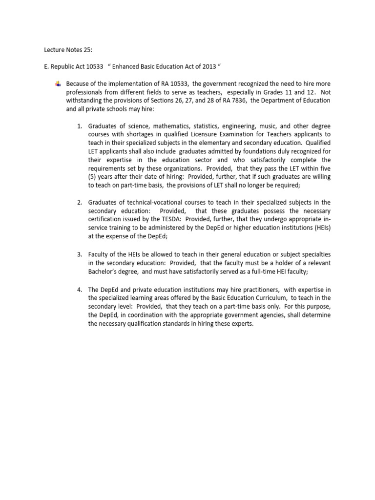 Lecture Notes 25 Educ 2 2024 | PDF | Business