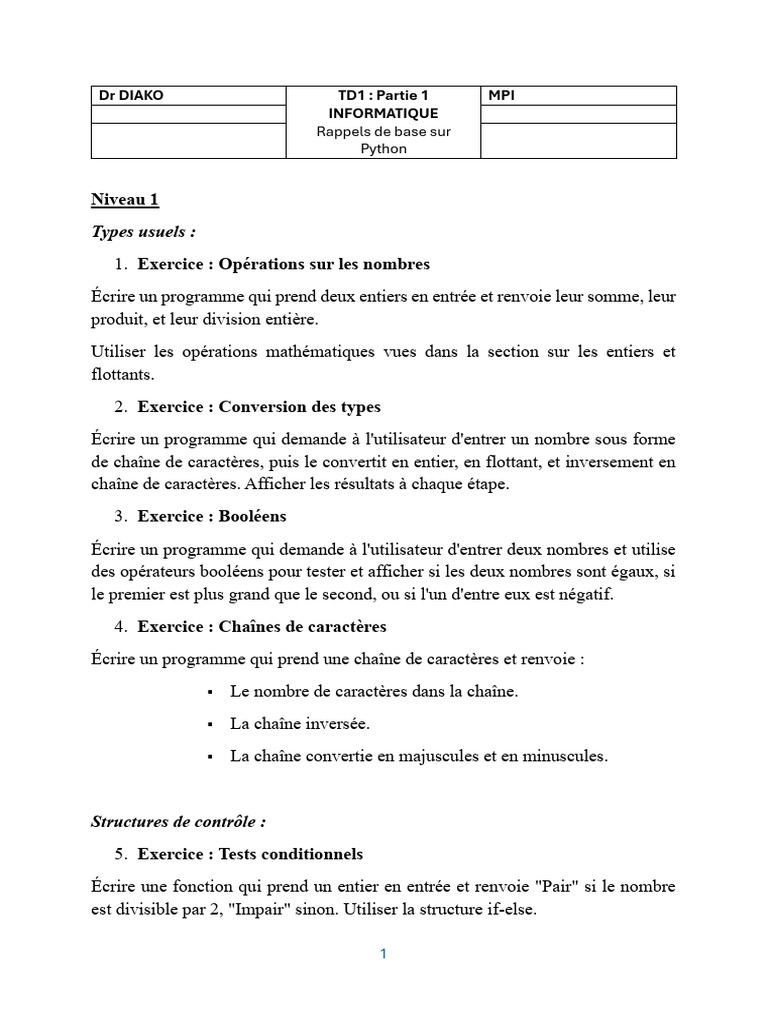 TD1 Mpi | PDF