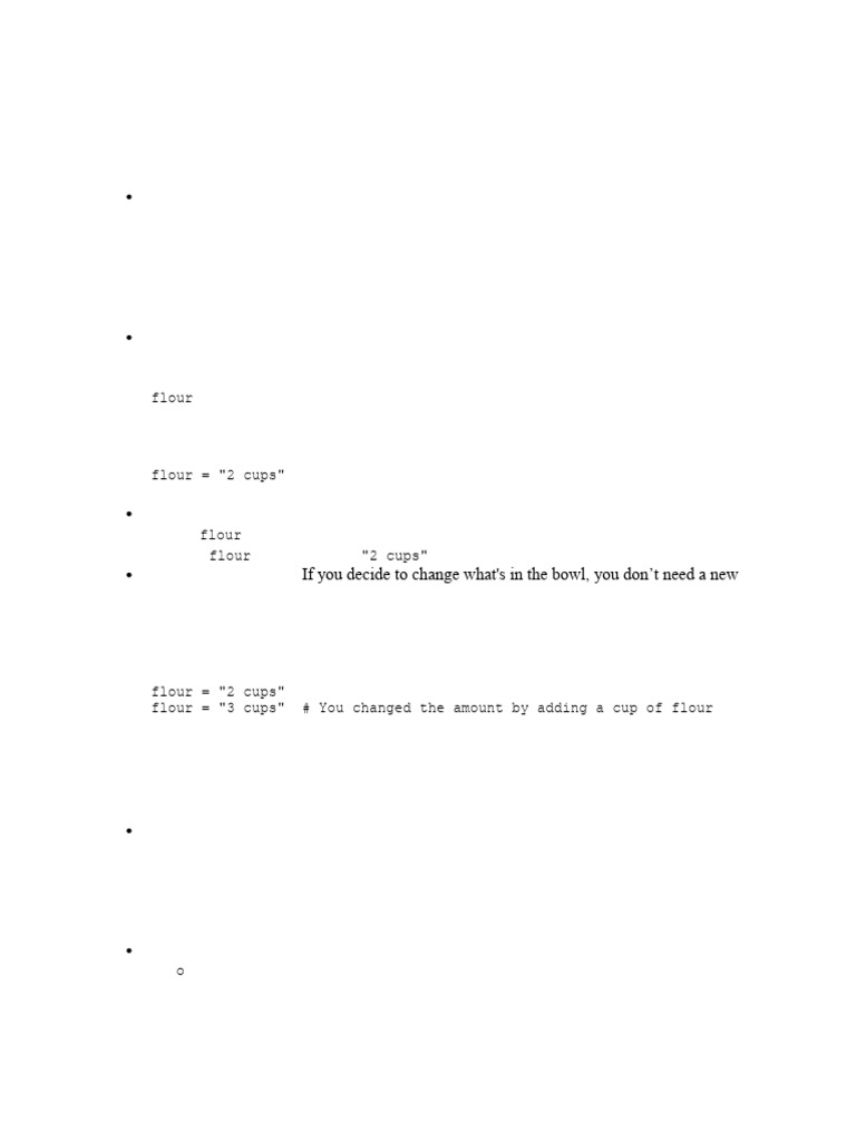 Variables and Data Types | PDF Variables and Data Types | PDF