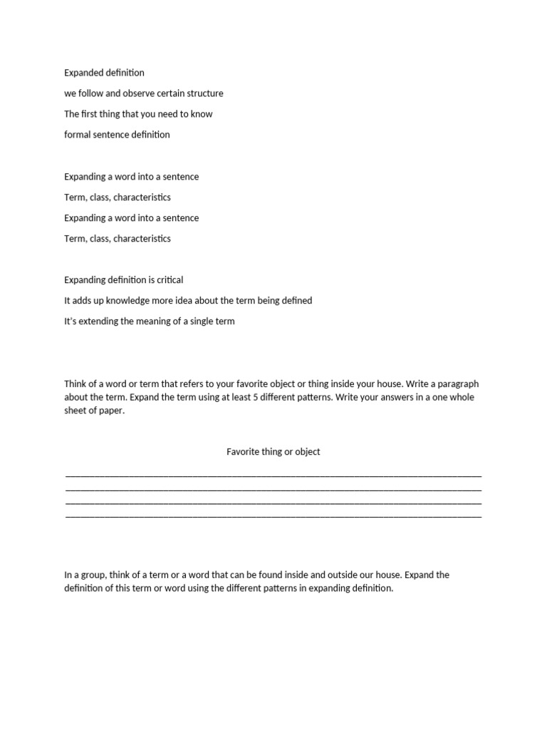 Expanded Definition | PDF