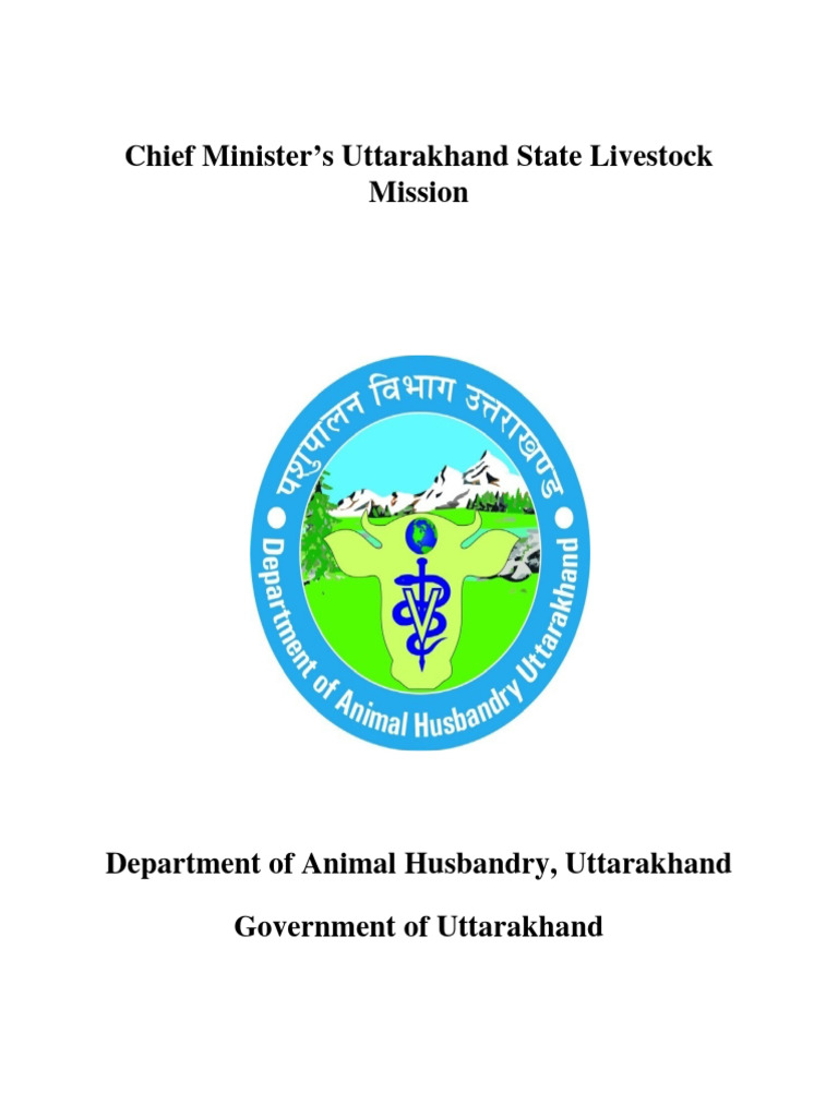 Uttarakhand State Livestock Mission | PDF