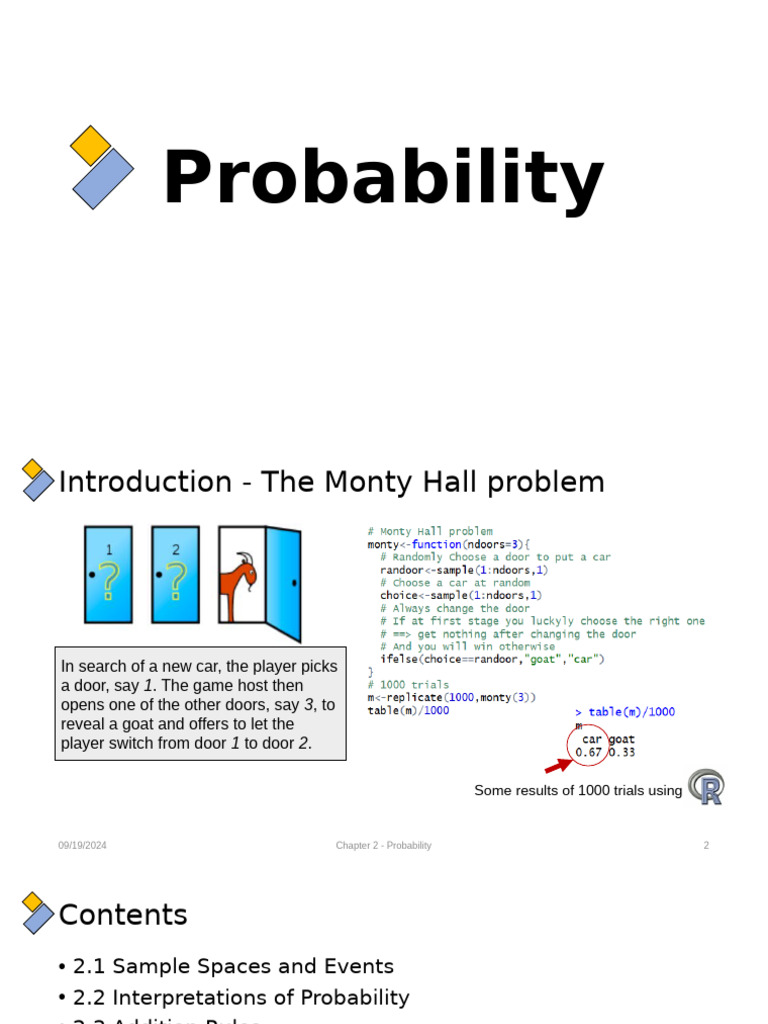 C2 - Probability | PDF