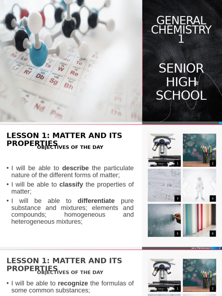 Gen Chem 1 Q1 Properties of Matter | PDF