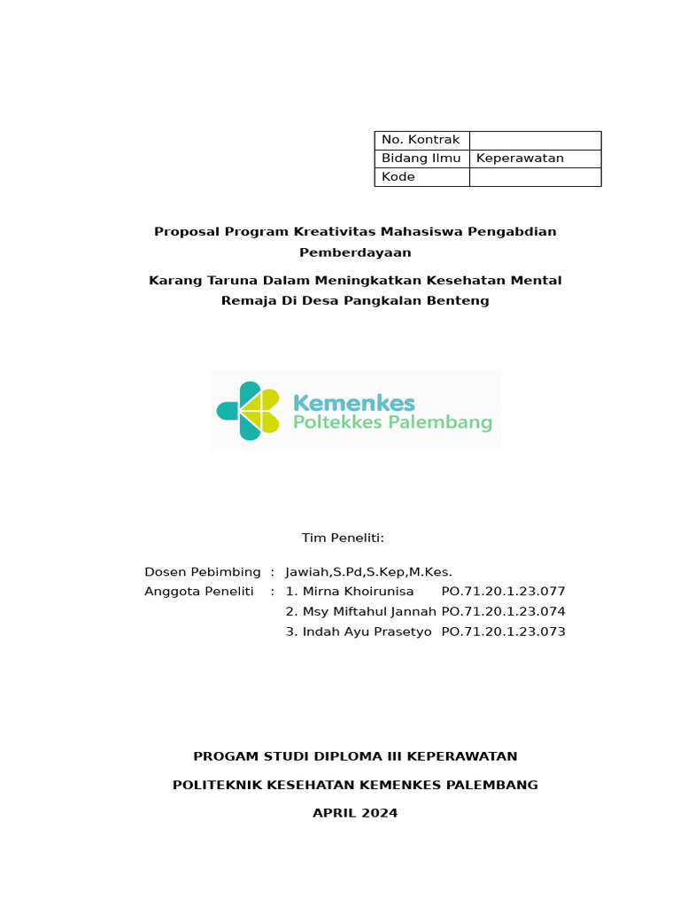 Revisi Proposal - PKMP - Pengabmas - Pemberdayaan | PDF