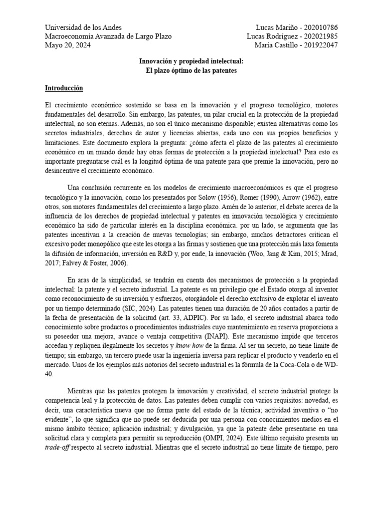 Trabajo Final - Macro Avanzada LP | PDF