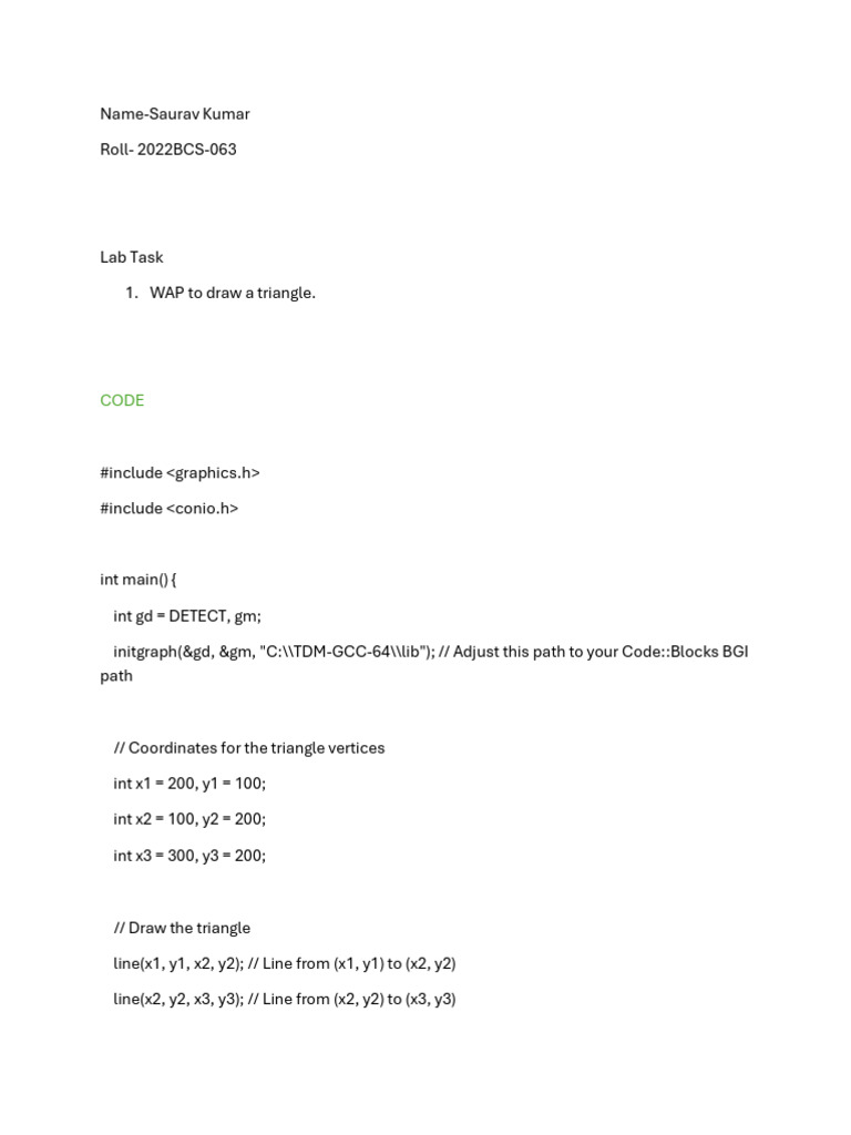 Lab Assignment 2 | PDF
